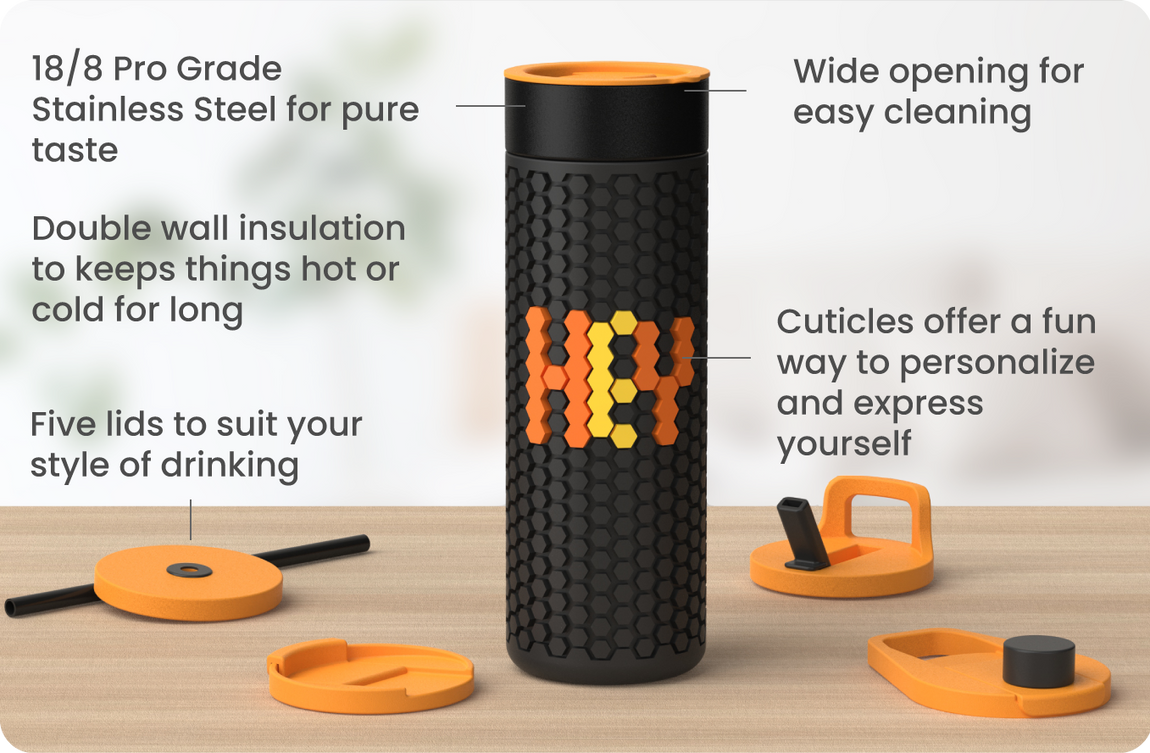 Cutics - A Personalizable Bottle for Self Expression